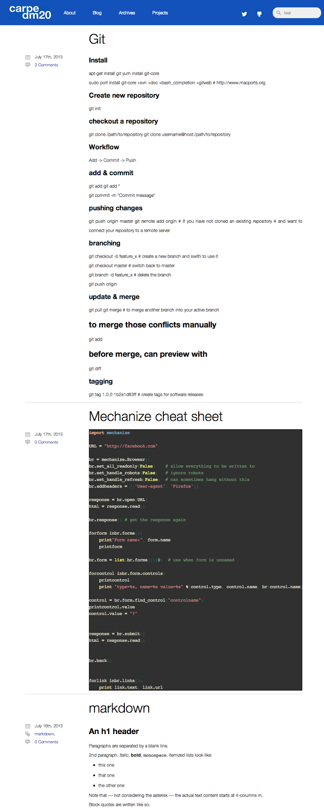 GitHub - carpedm20/personal-blog-powered-by-flask: website powered by flask