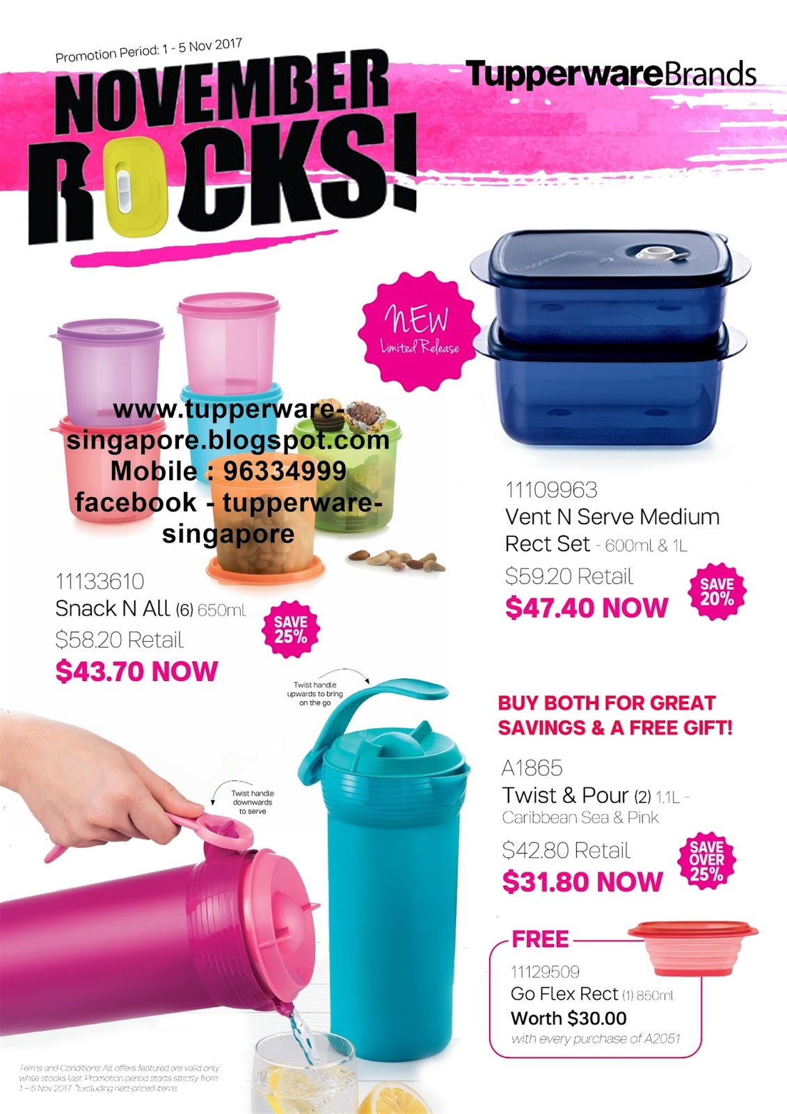Buy Tupperware in Singapore: Promotions only valid from 1st to 5th ...