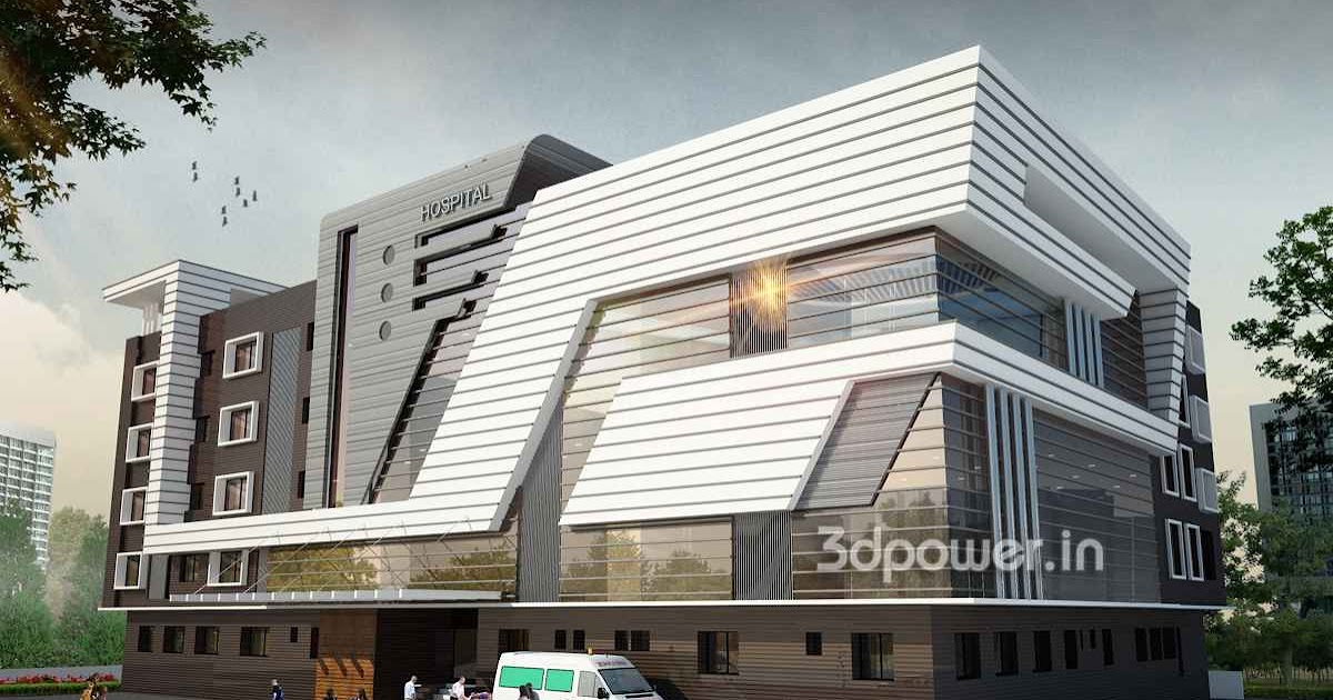 Modern Hospital Exterior Design