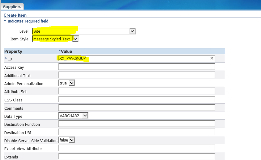 Oracle Application's Blog: OAF Personalization : How to Display new ...
