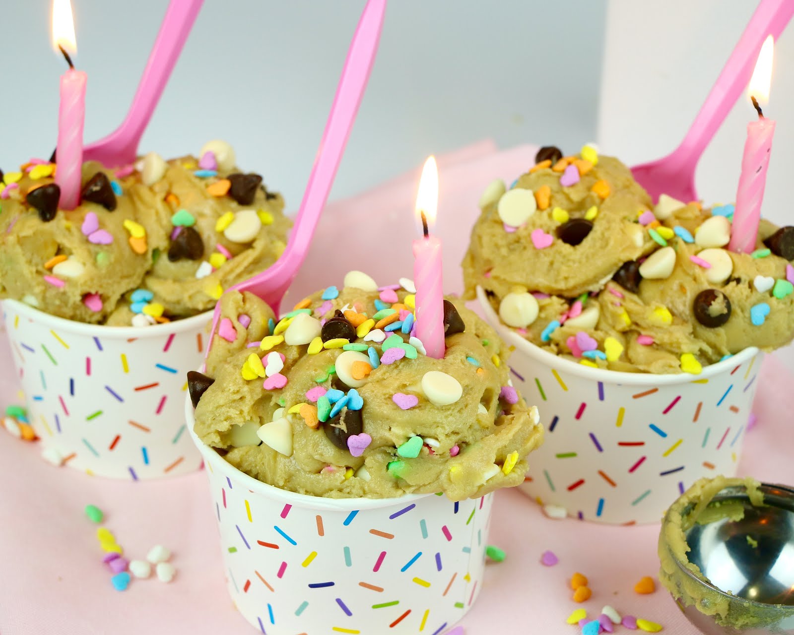 VIDEO Edible Funfetti Cake Batter Chocolate Chip Cookie Dough The video-edible-funfetti-cake-batter-chocolate-chip-cookie-dough-the