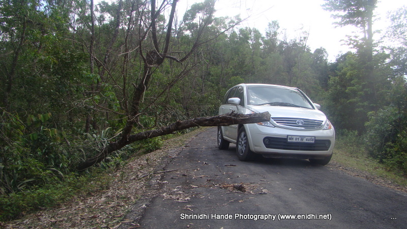 Chakra River Dam on the way to Sagara - eNidhi India Travel Blog