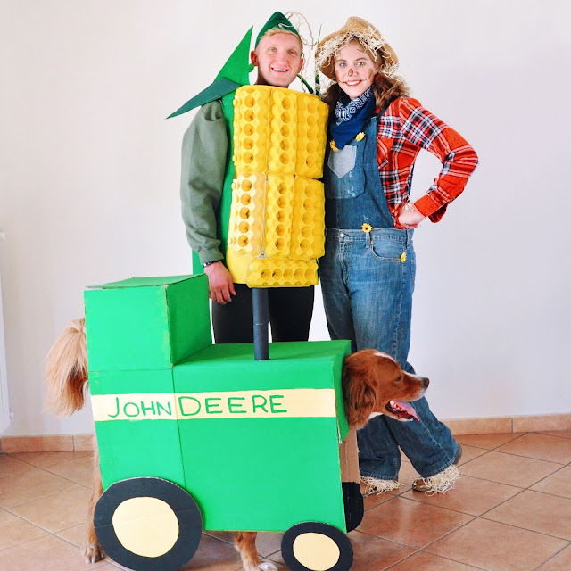 Little Sloth: Scarecrow, Corn, Tractor: Family Farm Costume DIY