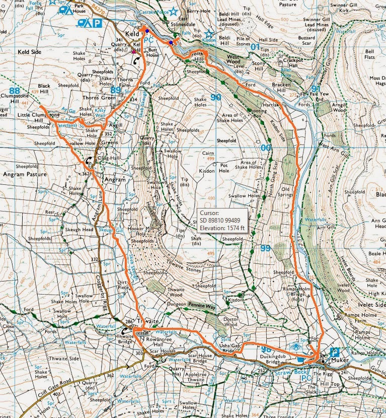 Getting About a Bit - Walking: Finding the falls in Swaledale