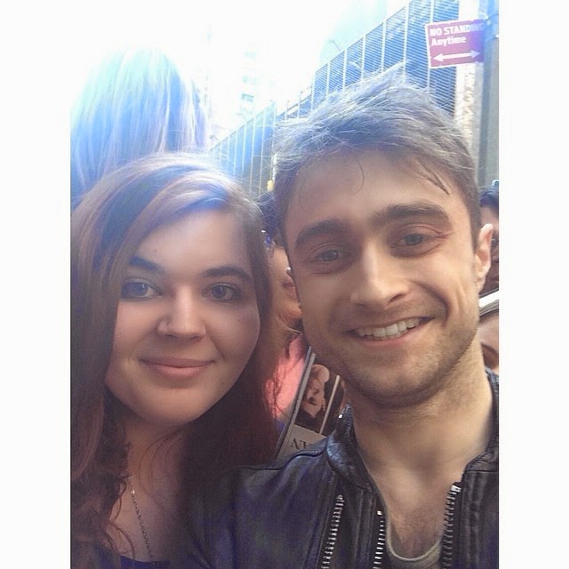Daniel Radcliffe Takes Selfies With Fans