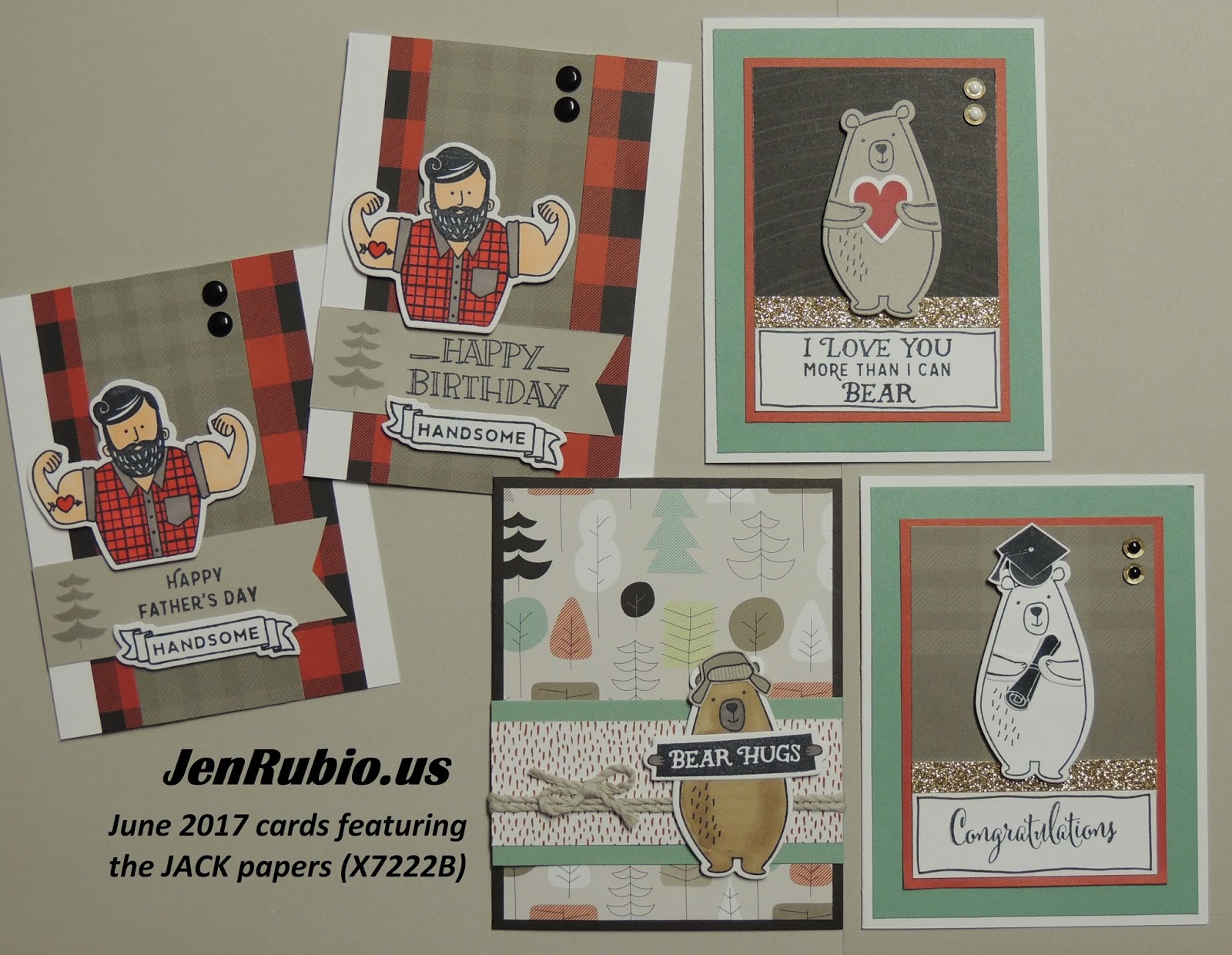 CTMH with Jen Rubio: June Card-making and Scrapbooking (with Jack)!