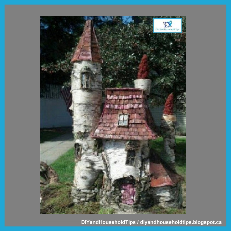 Dollar Store Crafter: Birch Fairy Castle