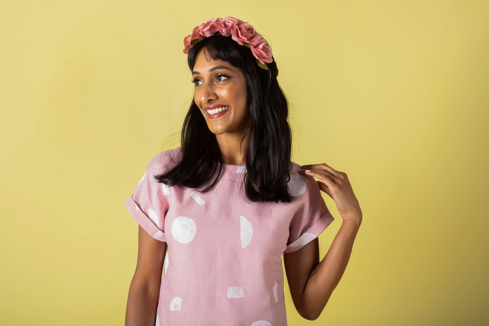 How To Print Your Own Fabric And Make A Dress Zeena Shah how-to-print-your-own-fabric-and-make-a-dress-zeena-shah