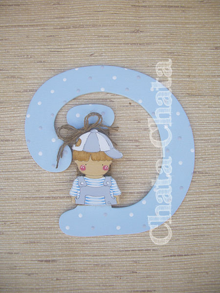 Chata-chata. Decoración infantil: LETRAS PARA DIEGO