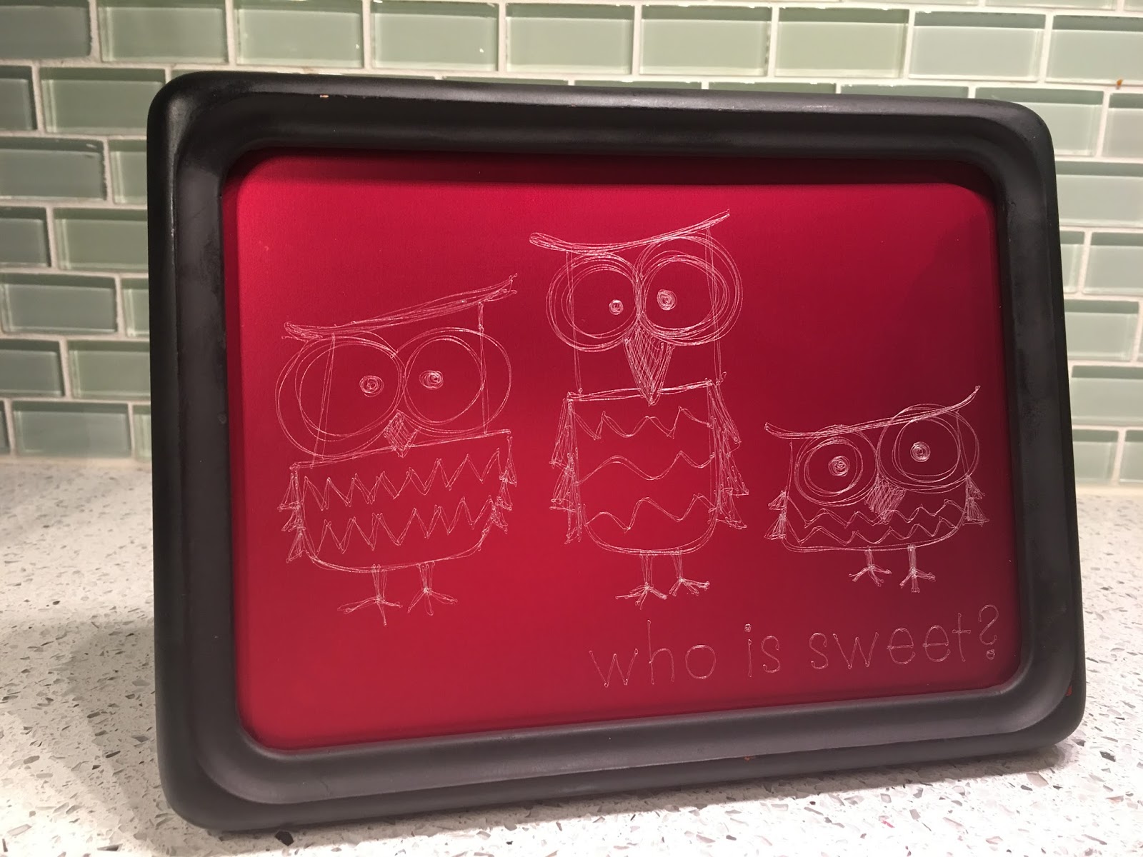 Amy Corbin: Who is sweet? Engraving with the Chomas Creations engraving ...