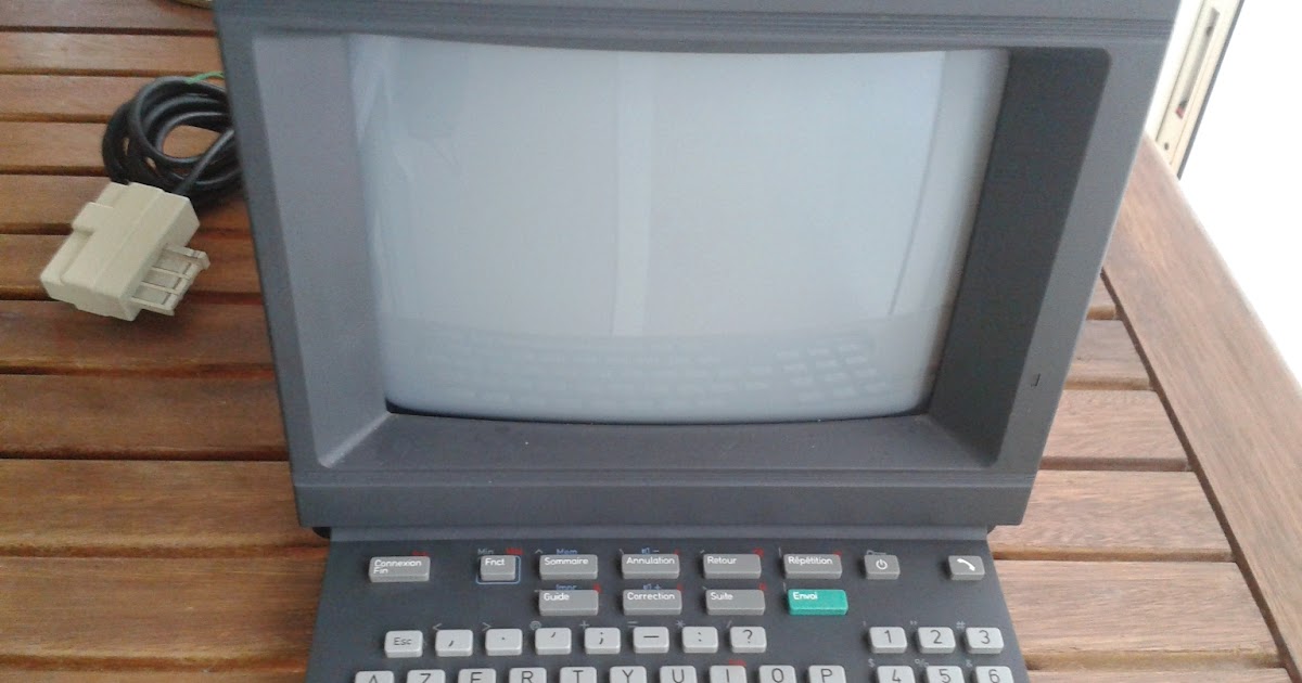 Retro Ordenadores Orty: Terminal Philips Minitel 2 France Telecom (1989)