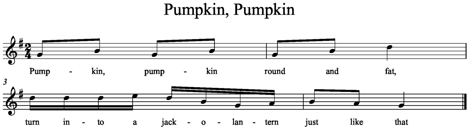 Pumpkin Pumpkin - Music a la Abbott - Amy Abbott - Kodály Inspired Blog ...