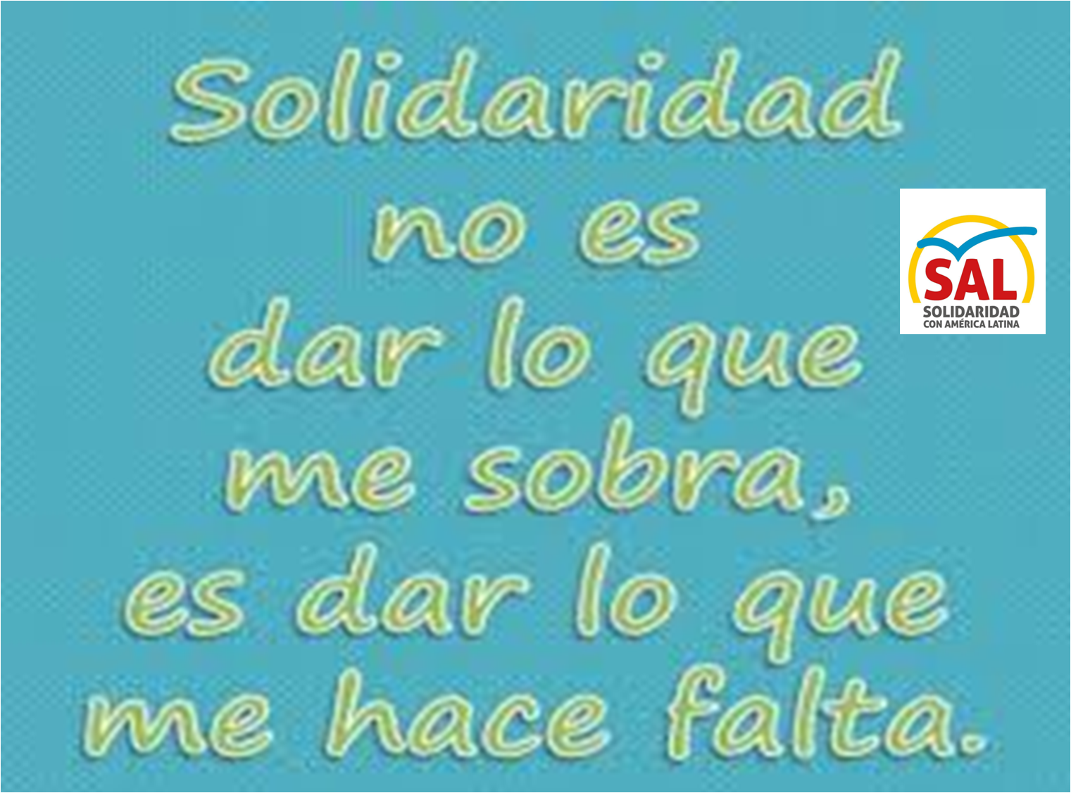 La Solidaridad La Solidaridad Un Valor Importante