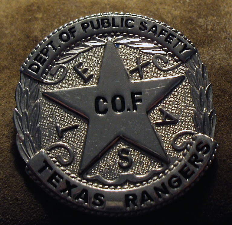 the NAVASOTA CURRENT: Texas Ranger Badges... and those that want to be