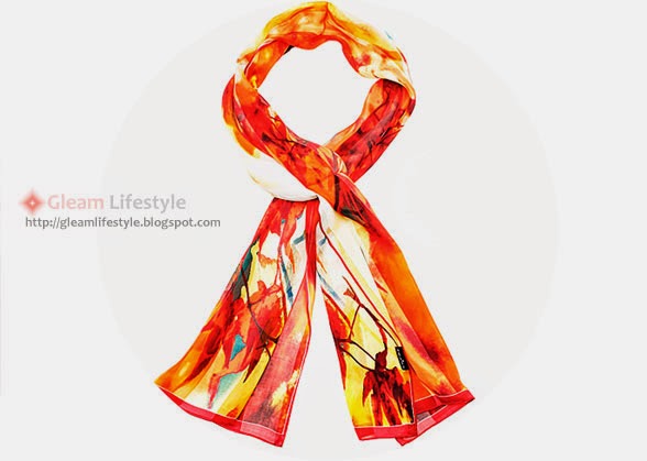 How to tie a lovely stole across neck and on head | Gleam Lifestyle