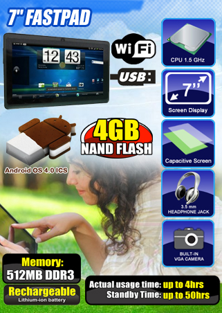 CD-R KING 7'' FASTPAD FP-011-M (TM-FP7-03) for only Php2,880!