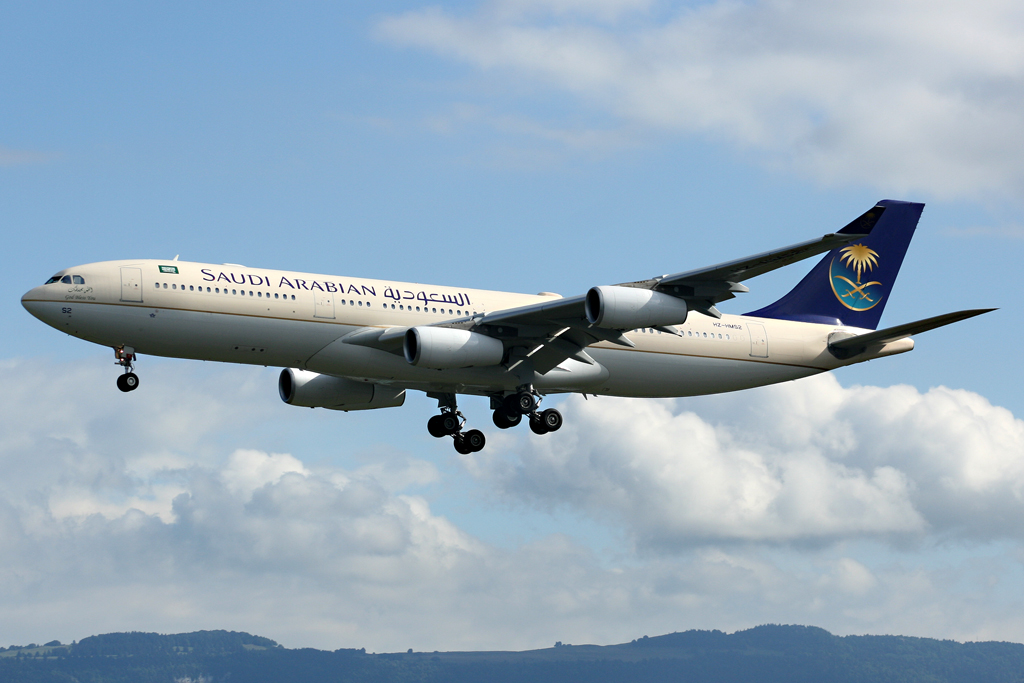 Geneva Spotting: Airbus A340-213X Royal Saudi Air Force HZ-HMS2 GVA 02 ...