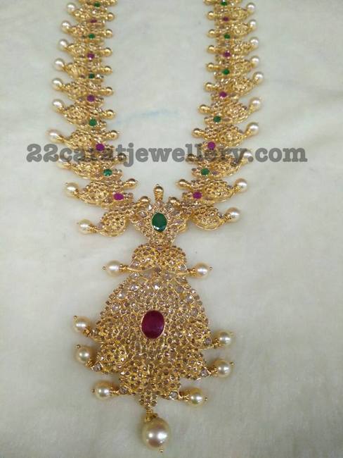 Uncut Diamond Mango Mala - Jewellery Designs