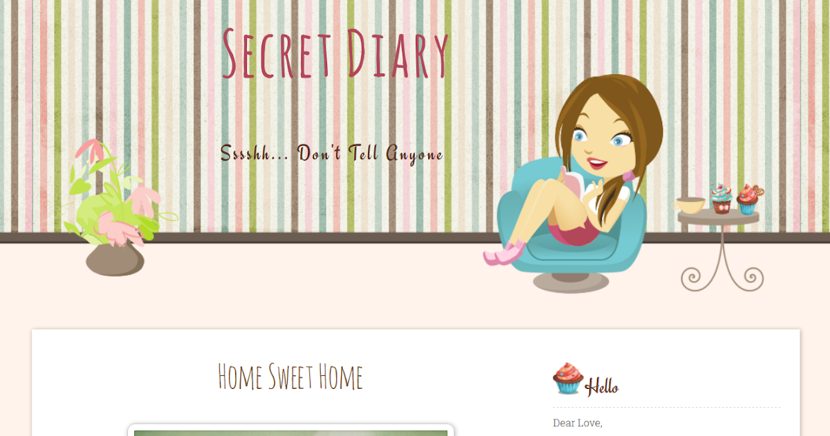 Secret Diary Free Premium Cute Blogger Template | Ipietoon - Blog ...