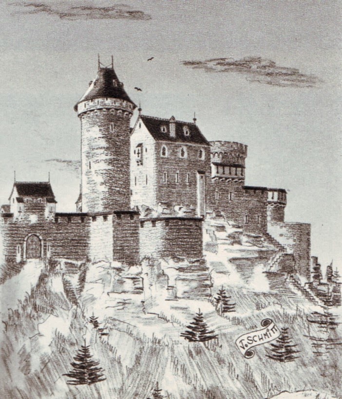 Châteaux-forts, abbayes, monuments antiques et personnages historiques ...