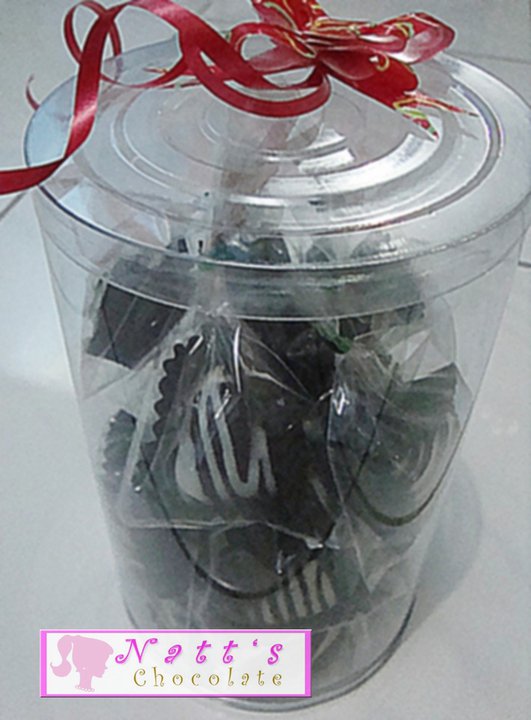 Natt's Chocolate: Coklat Kemasan Mika Tabung