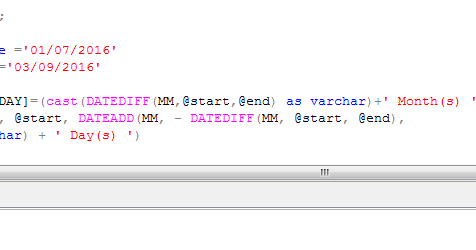 Sql server: Convert total number of days into month(s) and day(s ...