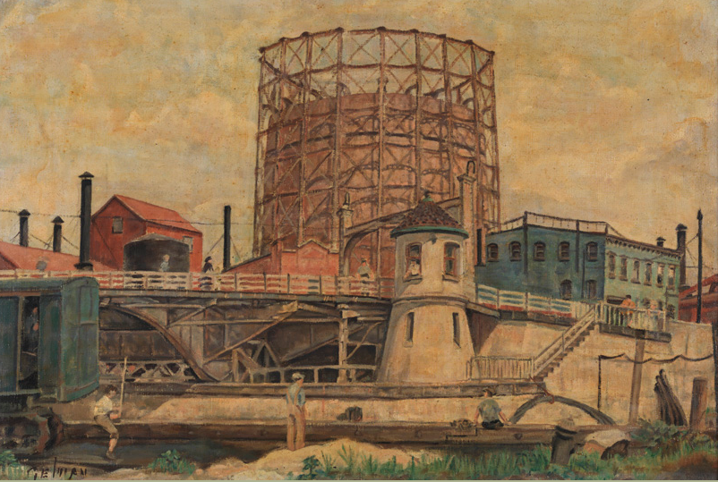 Pardon Me For Asking: 'Across Gowanus Canal': A Painting By Aaron ...