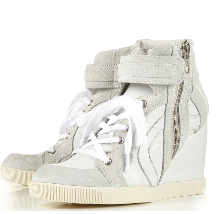 La folie des baskets compensées - En mode Cerise