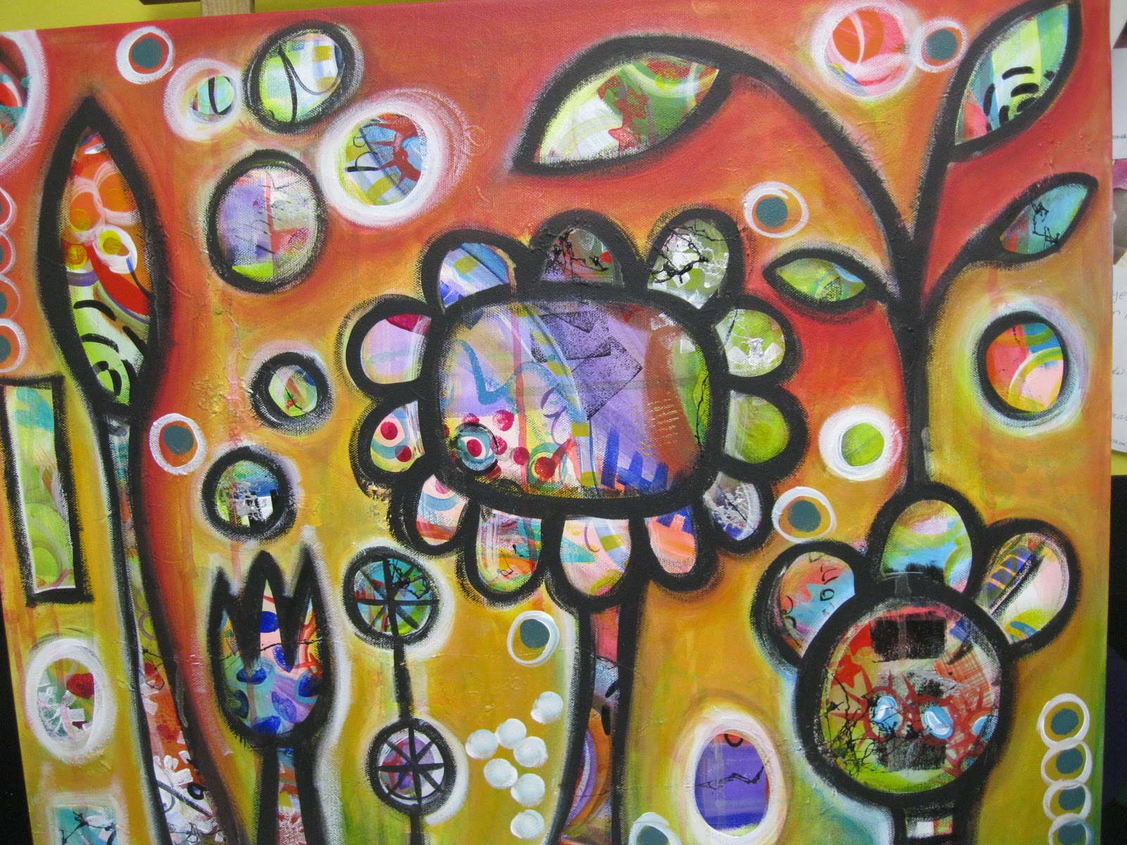 Sparkle and Spin - The Art of Sunny Carvalho: Progressive Painting