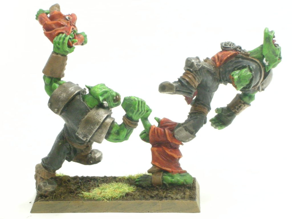 Watching Paint Dry: Orc boyz and Animosity Orcs