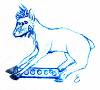 Daily Bible Doodles: Lamb and Scroll