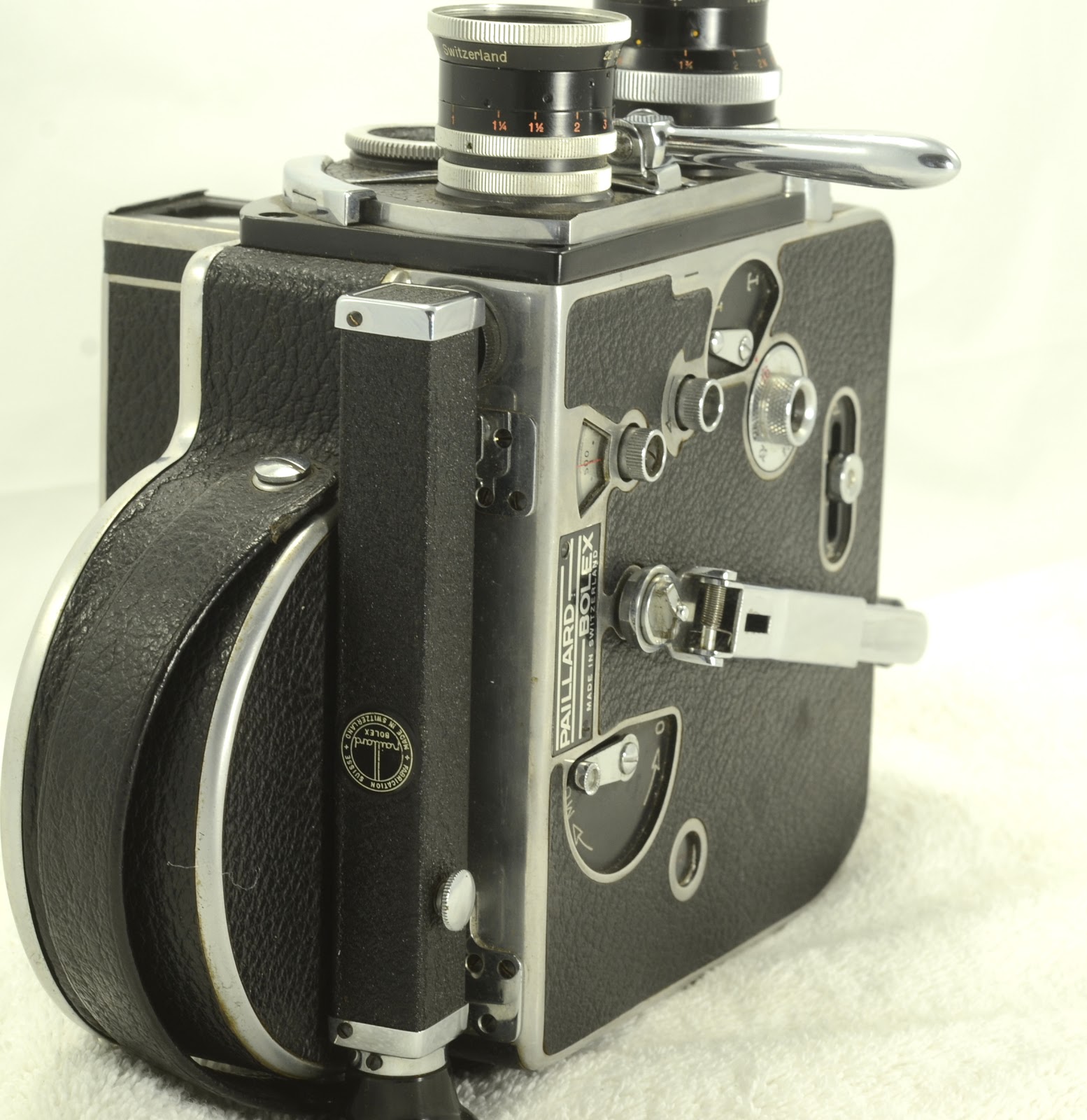 Vintage Camera House: Bolex H16 Camer with 2 Yvar lenses