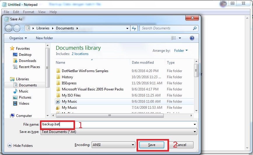Backup Data dengan batch file | Smart Blog