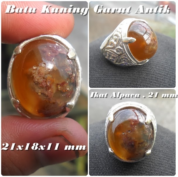 Pesona Batu Akik: BGR01- Batu Kuning Garut ... Antik Sekali