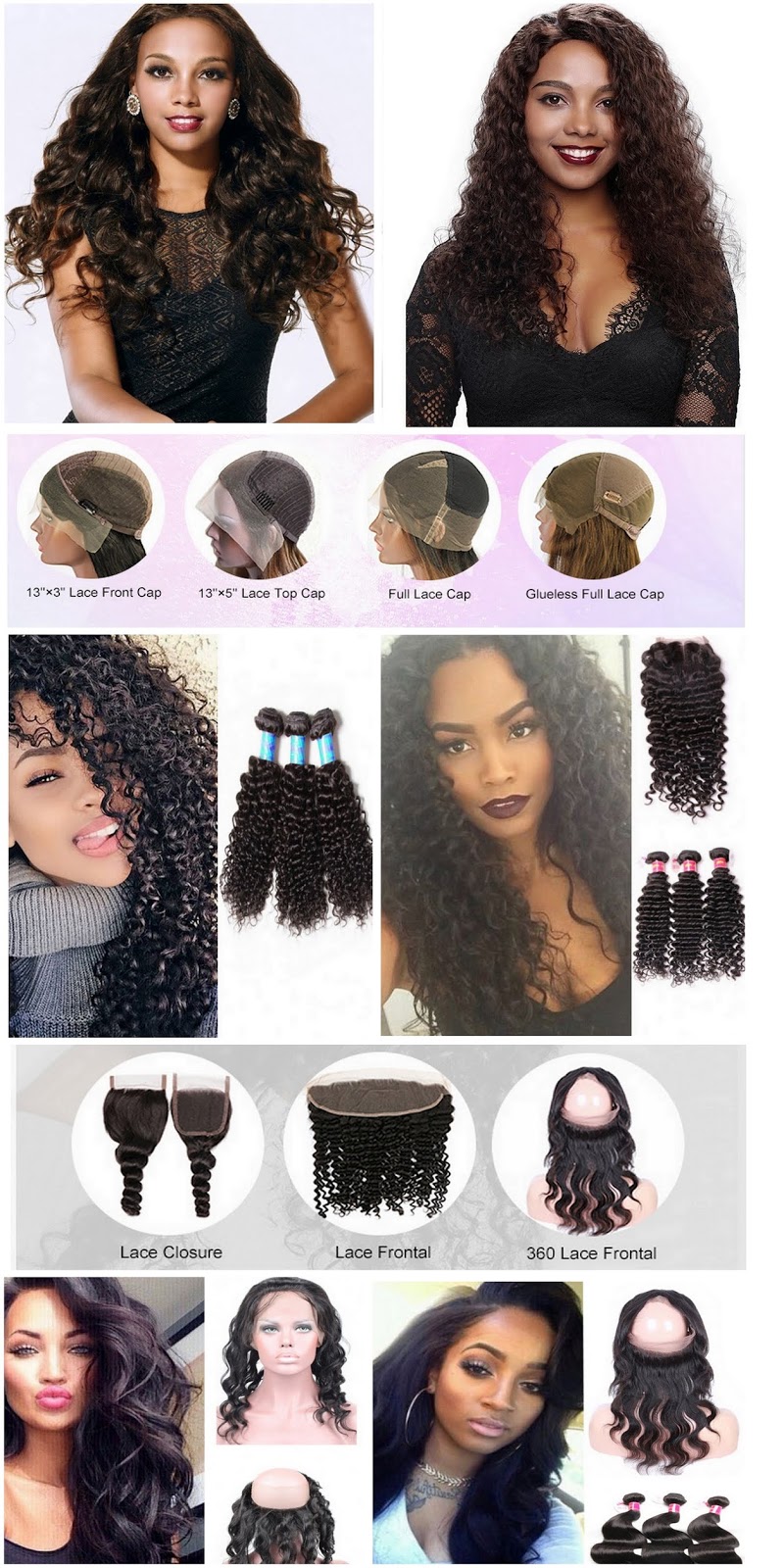 O que são Lace Wig? - As perucas de cabelo humano que fazem sucesso ...