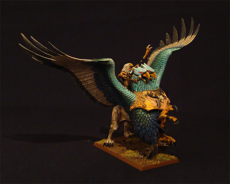 The Miniature Workshop: Empire Amber Wizard on Griffon