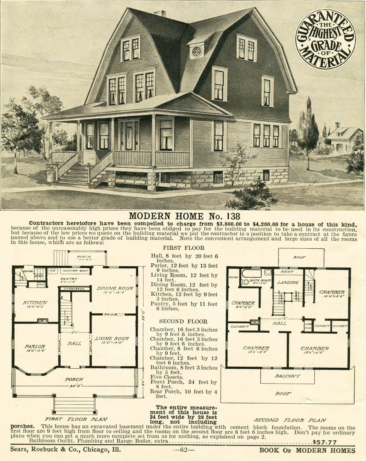 Sears Modern Home Junkie: Not in Houses by Mail Pt 1 - 1908-1917 The ...