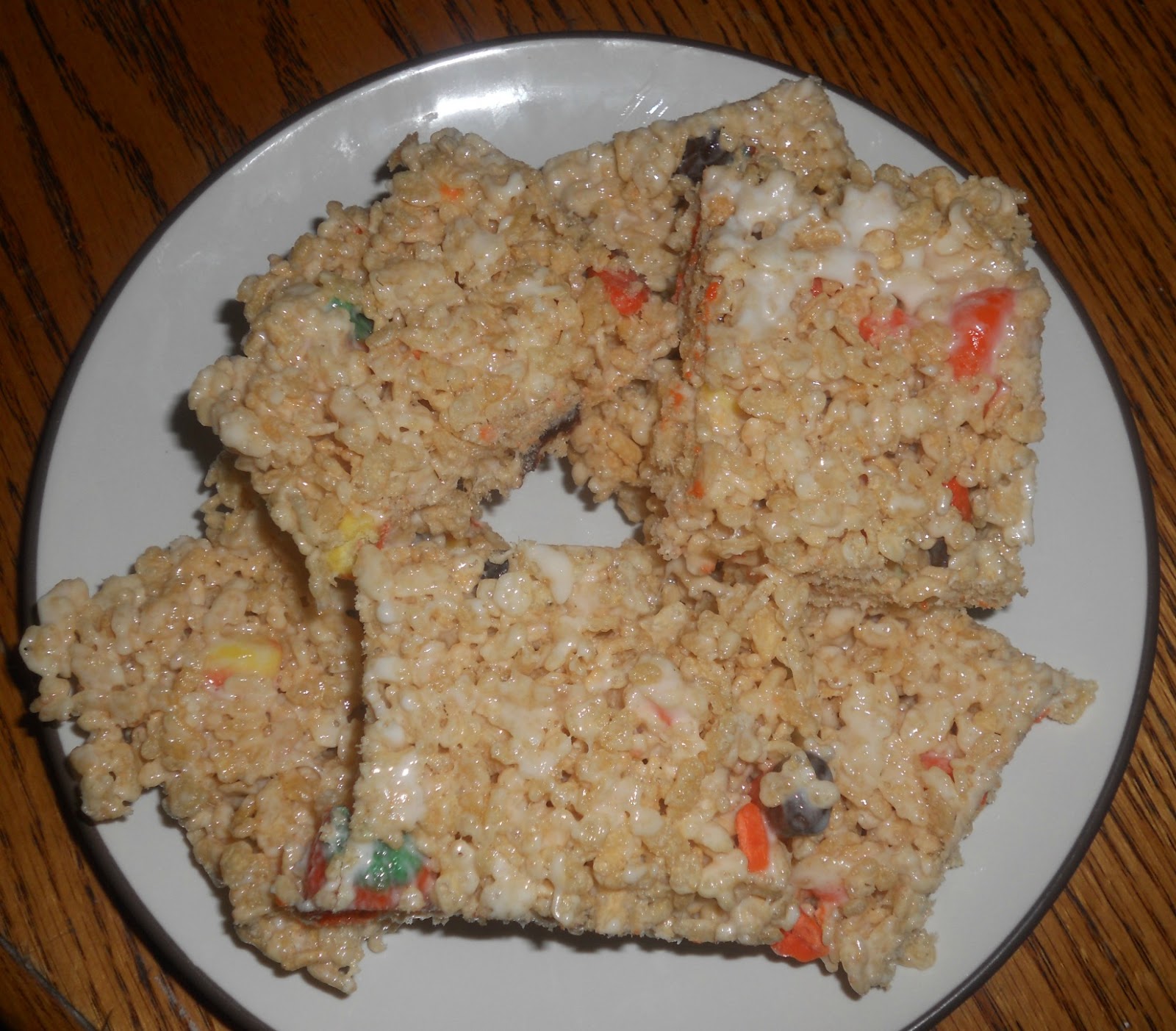 Fall Rice Krispies Treats - Hezzi-D's Books and Cooks