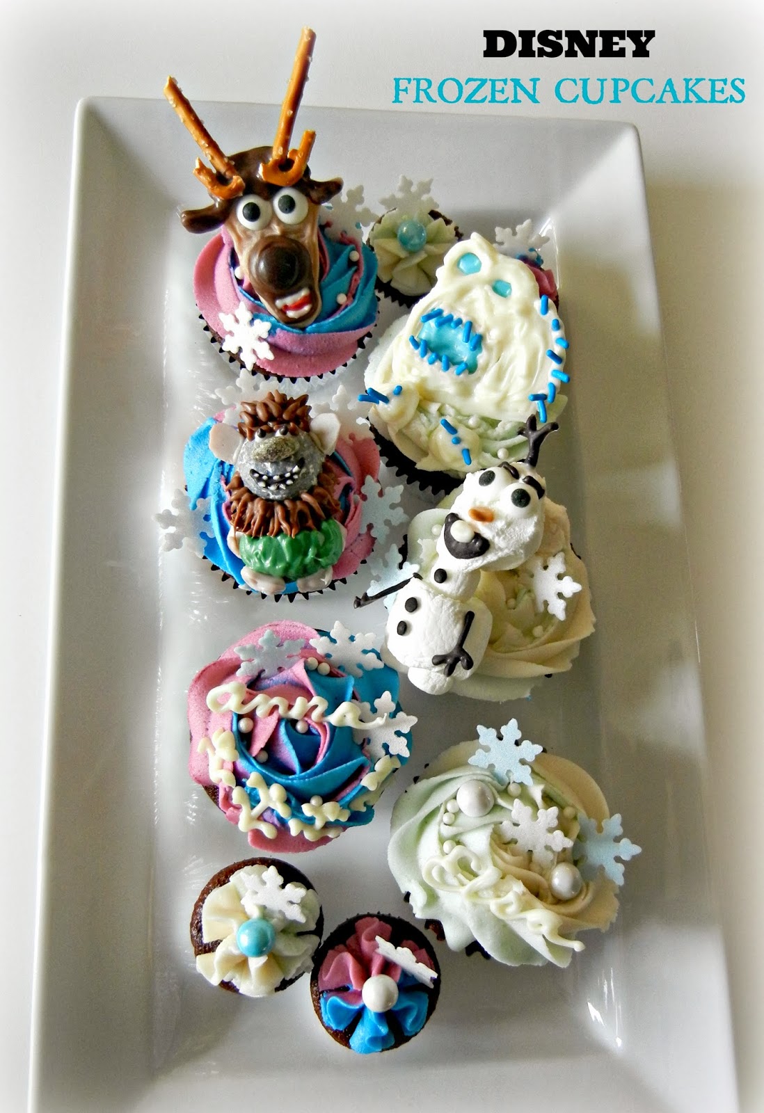 Sugar Swings! Serve Some: Disney Frozen Movie Cupcakes