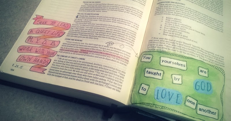 Bible Art Journaling & Notetaking With The HCSB Notetaking Bible