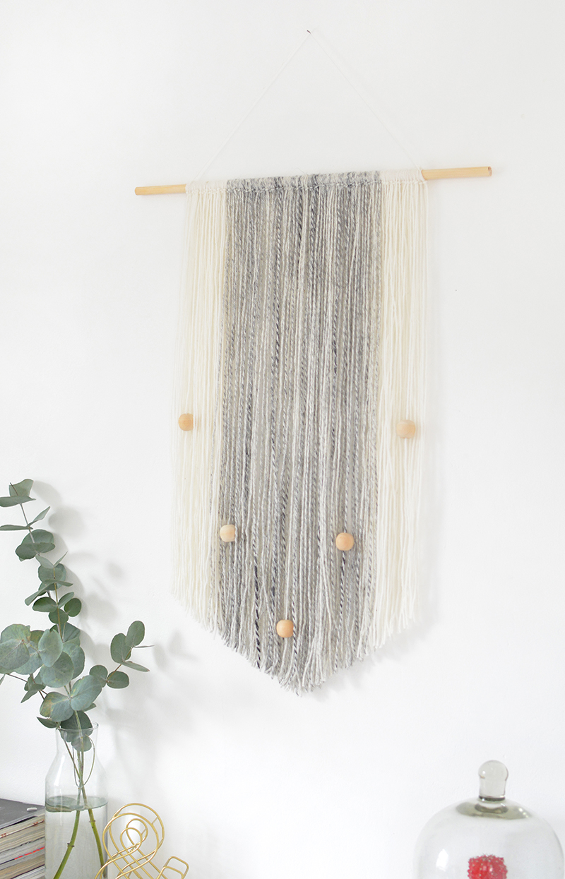 DIY yarn wall hanging — Caroline Burke | Burkatron