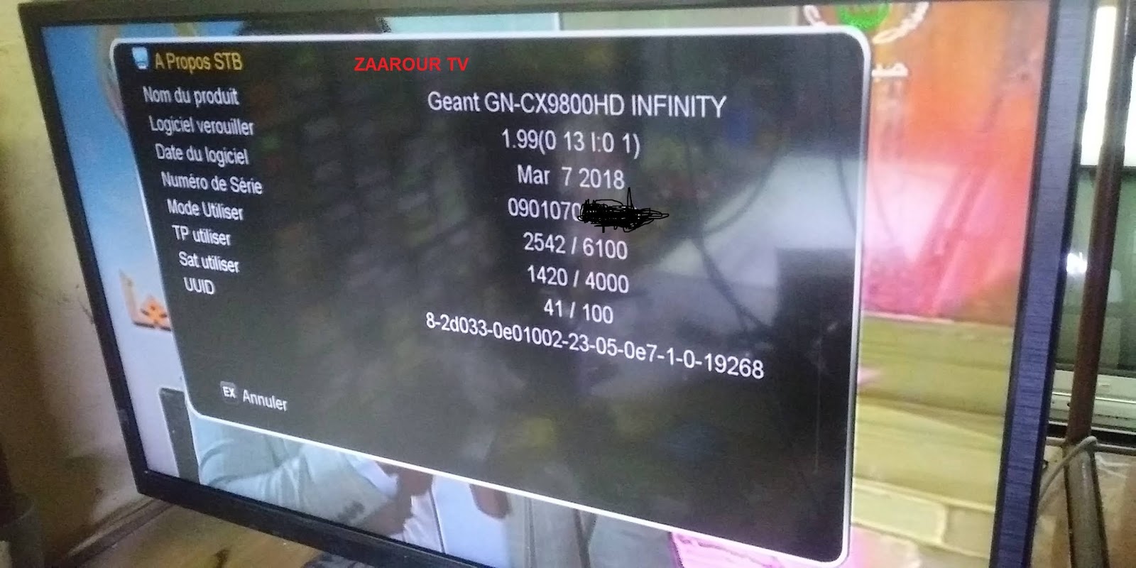 DVBSHD: Géant GN-2000HD hybrid _GN-9800HD PLUS+ Châssis: GS4901AF