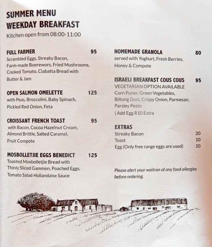 .: Wine tasting and lunch at Groot Phesantekraal, Durbanville