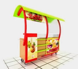 Jasa Buat Gerobak Makanan dan Bikin Rombong Modern Unik - Gerobak Warung