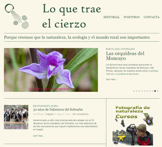 Nos seguimos viendo en Lo que trae el cierzo