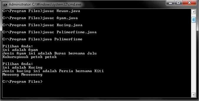 Syarief Yusuf Ibrahim's World: Pengertian Inheritance dan Polomorfisme ...