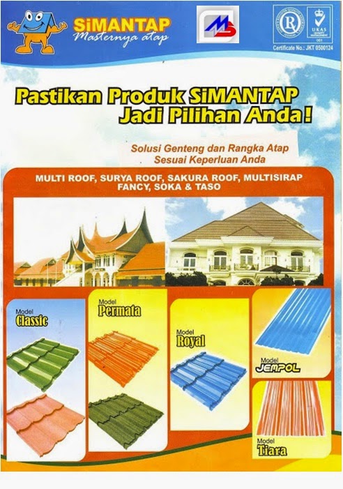 GENTENG METAL MULTI ROOF | SURYA ROOF: MULTIROOF GENTENG PASIR NON ...