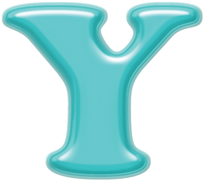 ® Colección de Gifs ®: LETRAS MAYÚSCULAS DE COLOR CELESTE