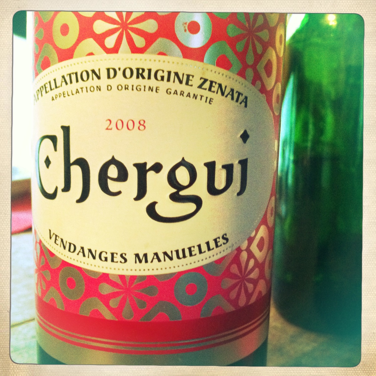 Curieuze Flesjes: Chergui 2008 grand vin rouge du Maroc