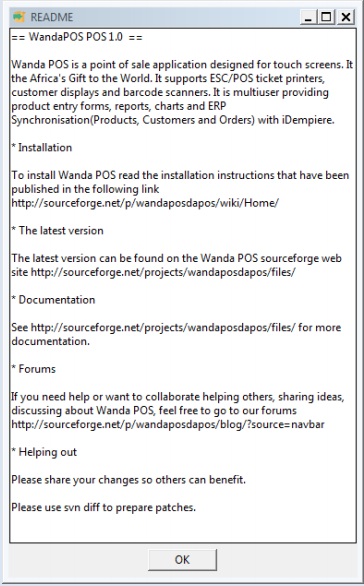 Wanda POS Installation ~ FOSS Blog